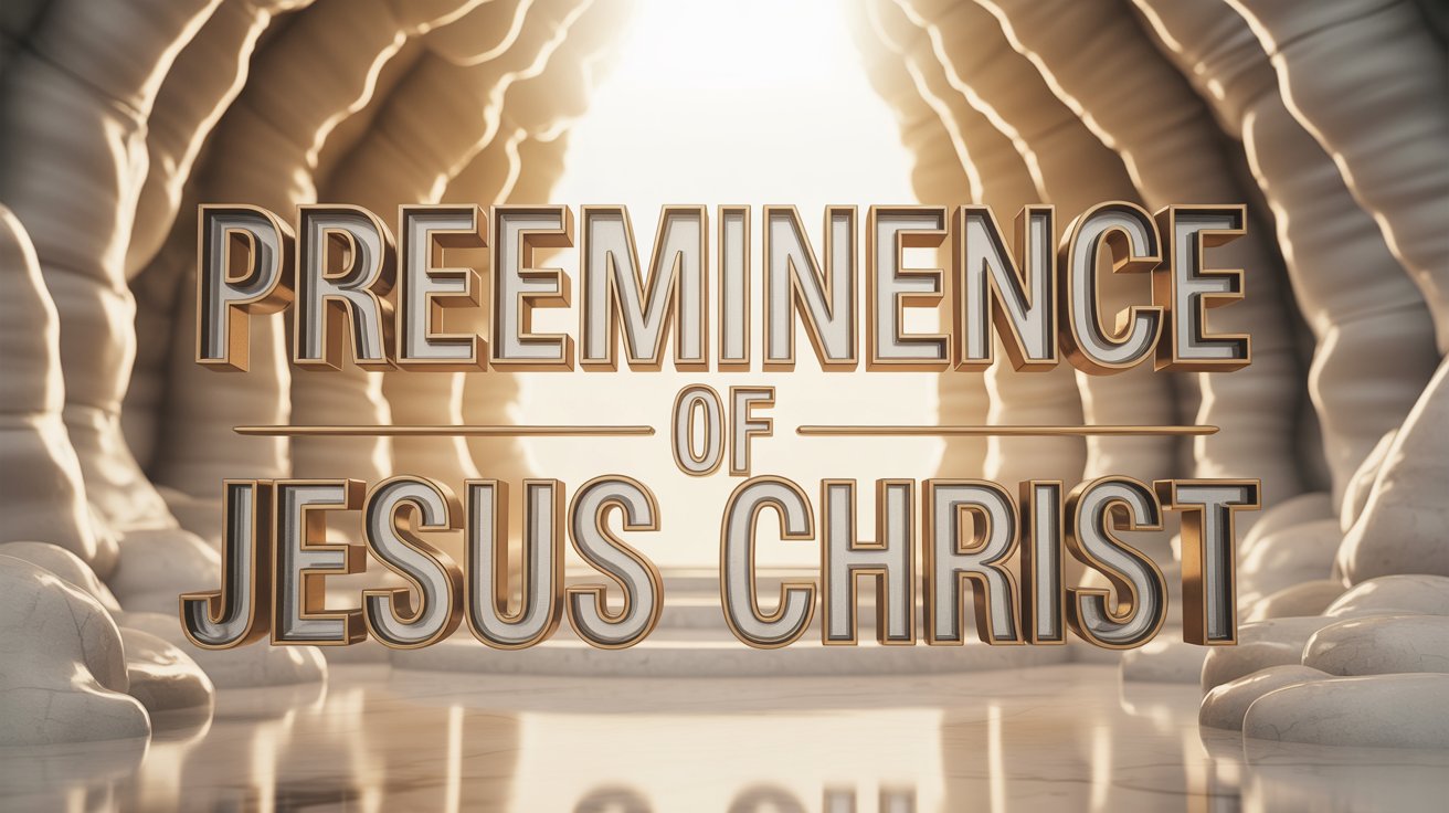 The Preeminence of Jesus Christ: Bible Study