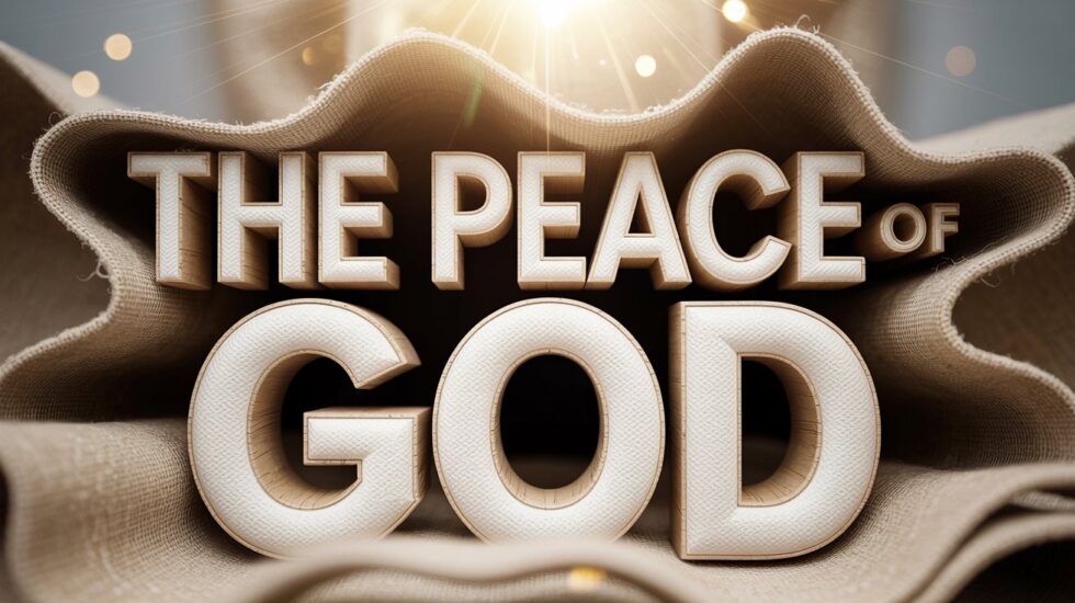 The Peace of God: A Complete Bible Study