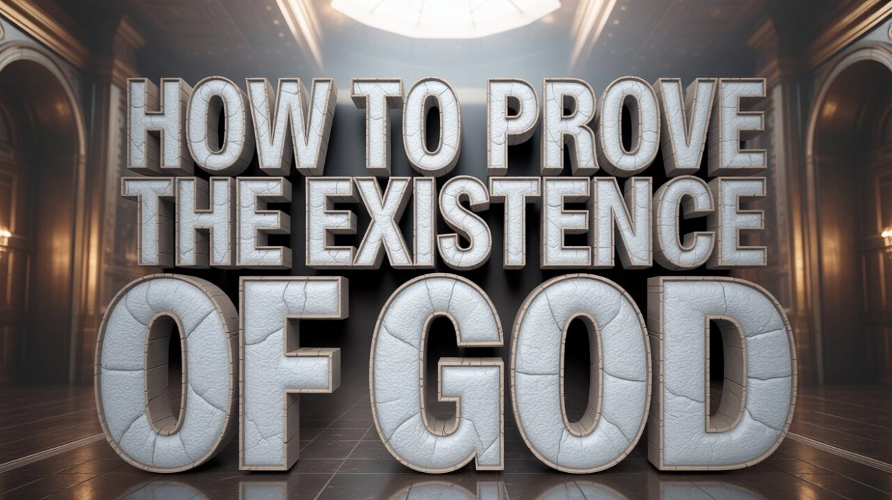 How to Prove the Existence of God: Bible Study