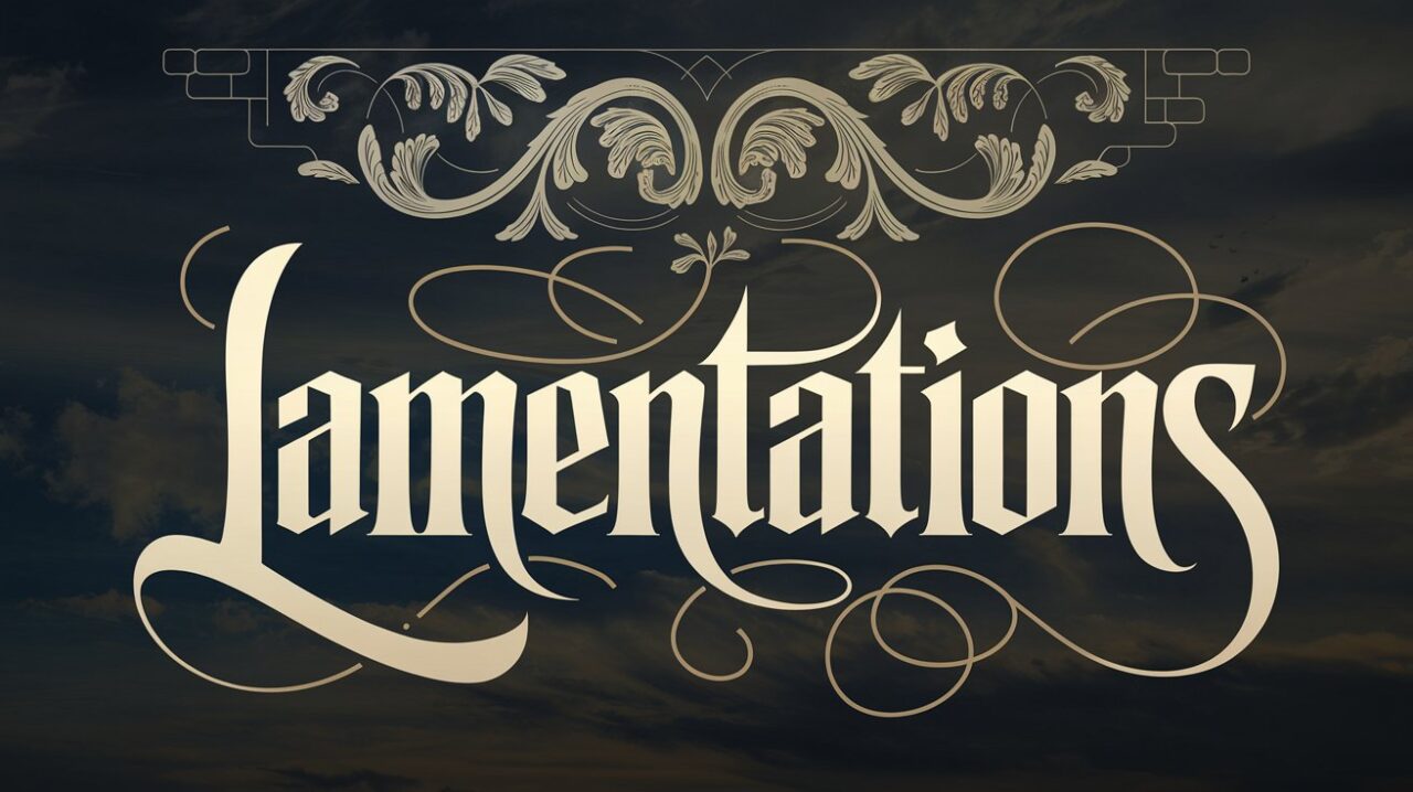 The Book of Lamentations: A Complete Bible Study