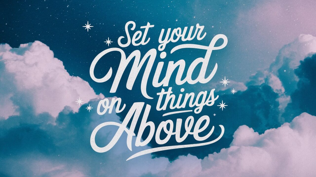 How to Set Your Mind on Things Above: A Bible-Based Guide