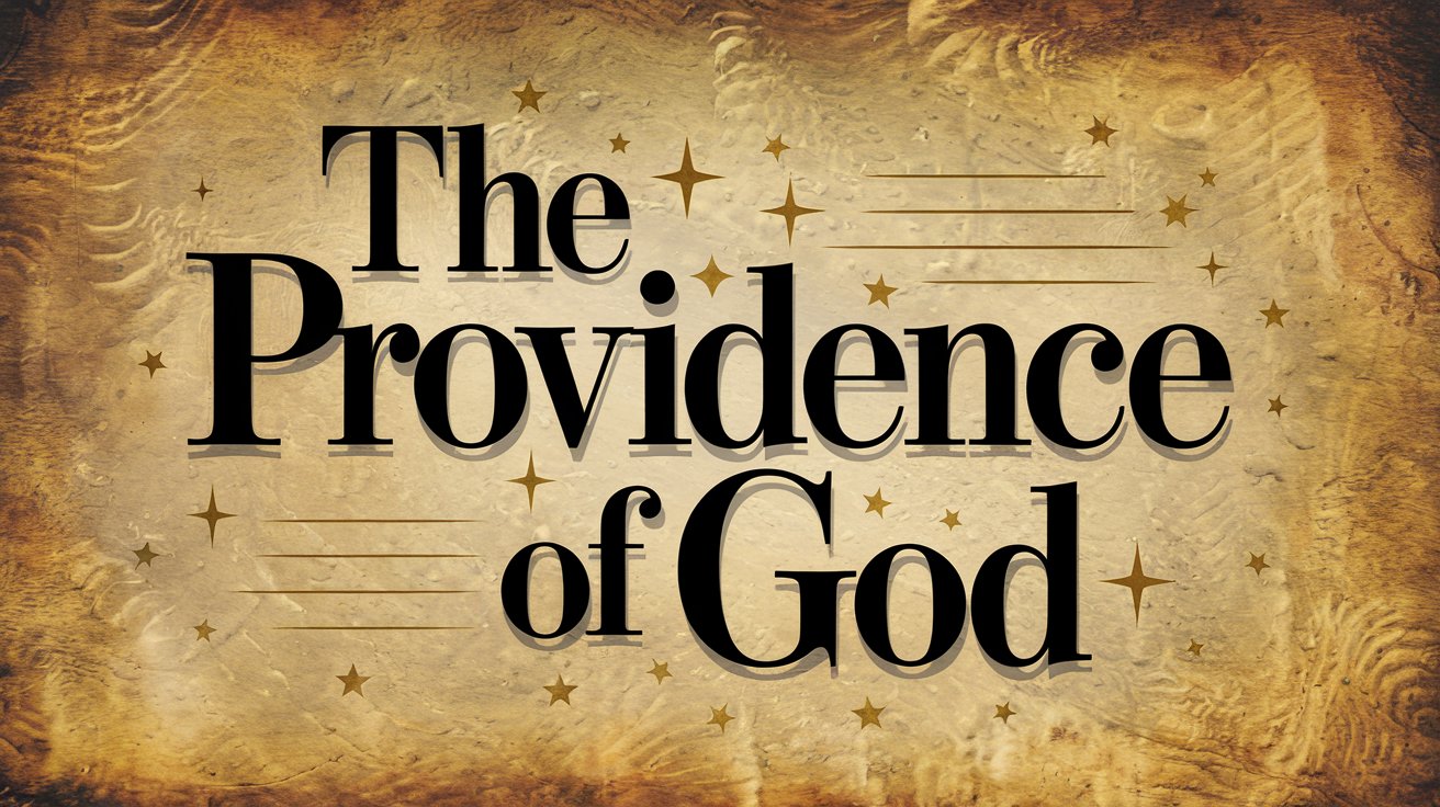 God's Providence and Provision: Bible Study