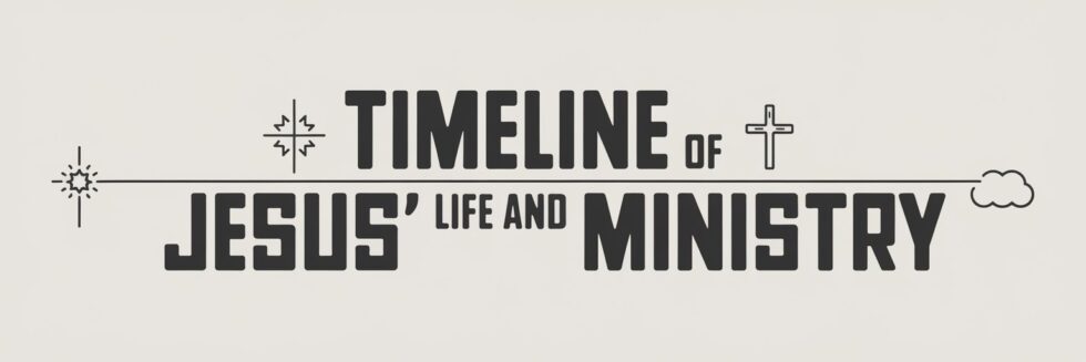 Timeline of Jesus' Life and Ministry - Unforsaken