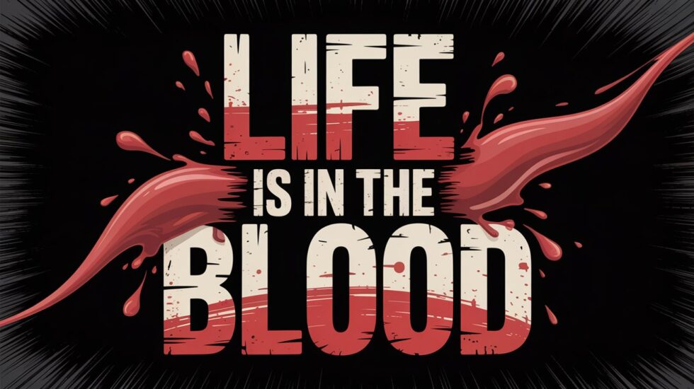 Life Is in the Blood: A Bible Study on Atonement and Sanctity