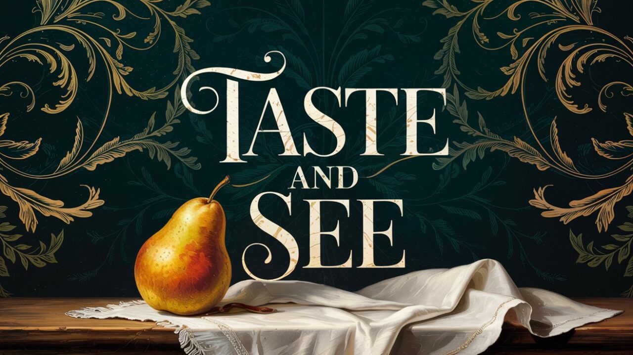 Psalm 34:8 Taste and See That the Lord is Good