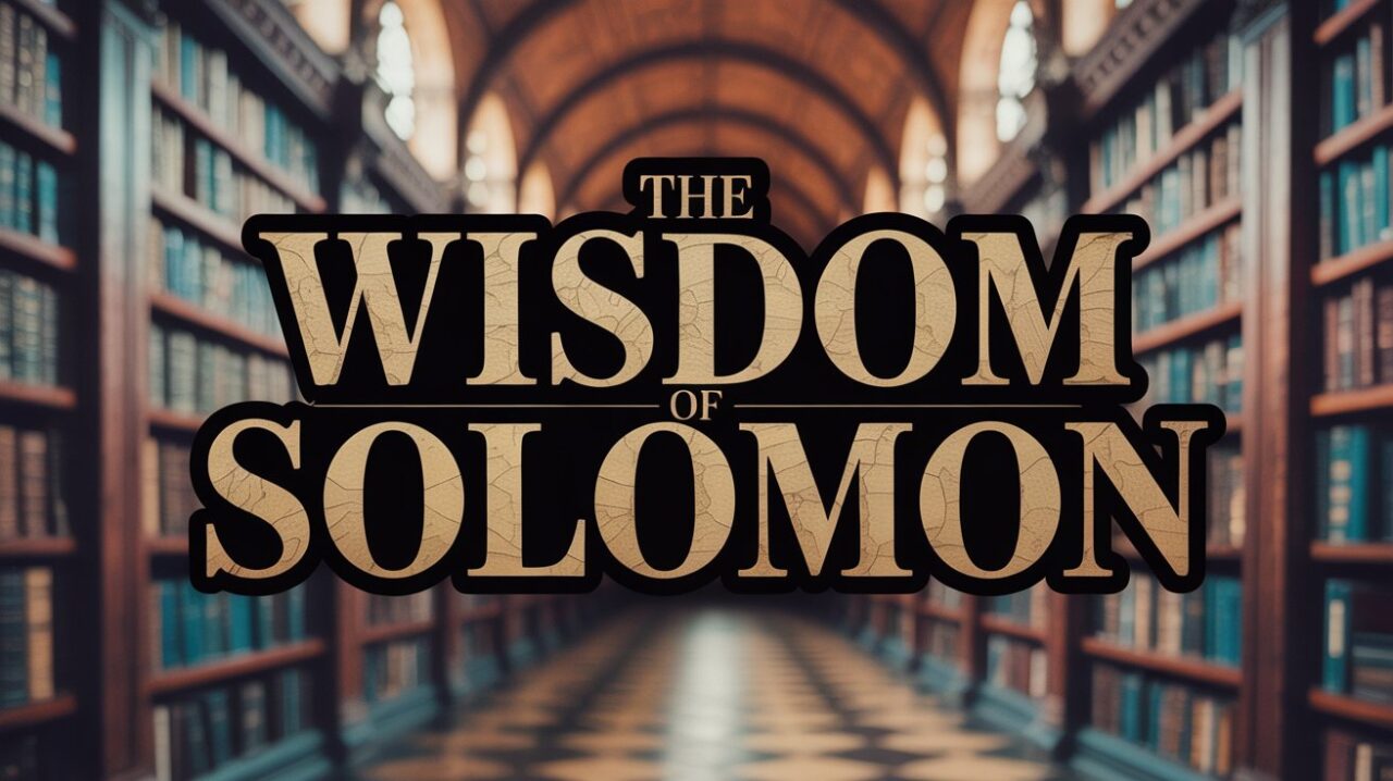 The Wisdom of Solomon: Divine Insight for Life