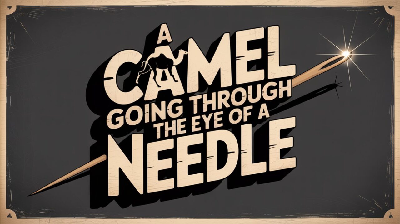 Camel Through the Eye of a Needle: Riches and Salvation