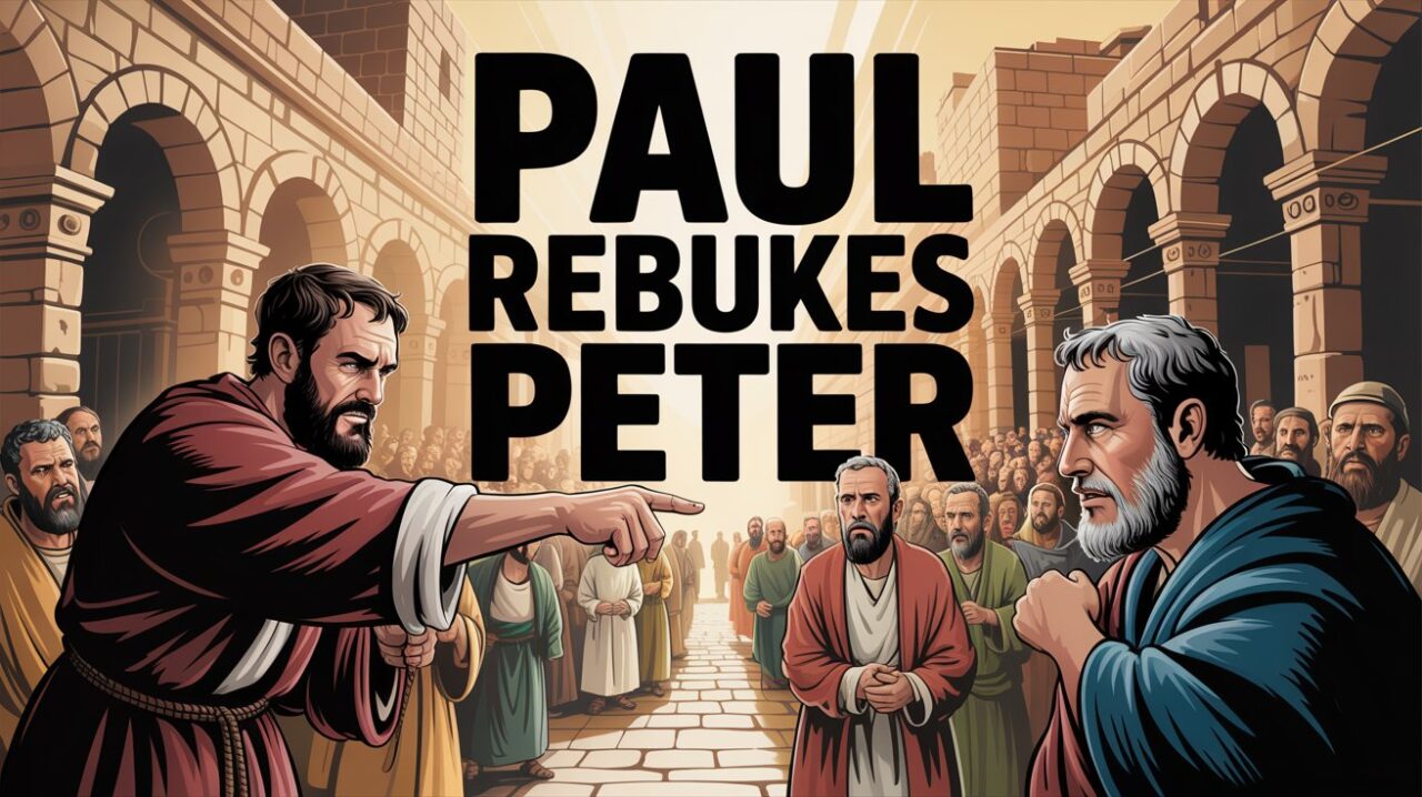 Paul Rebukes Peter: A Study in Boldness and Unity