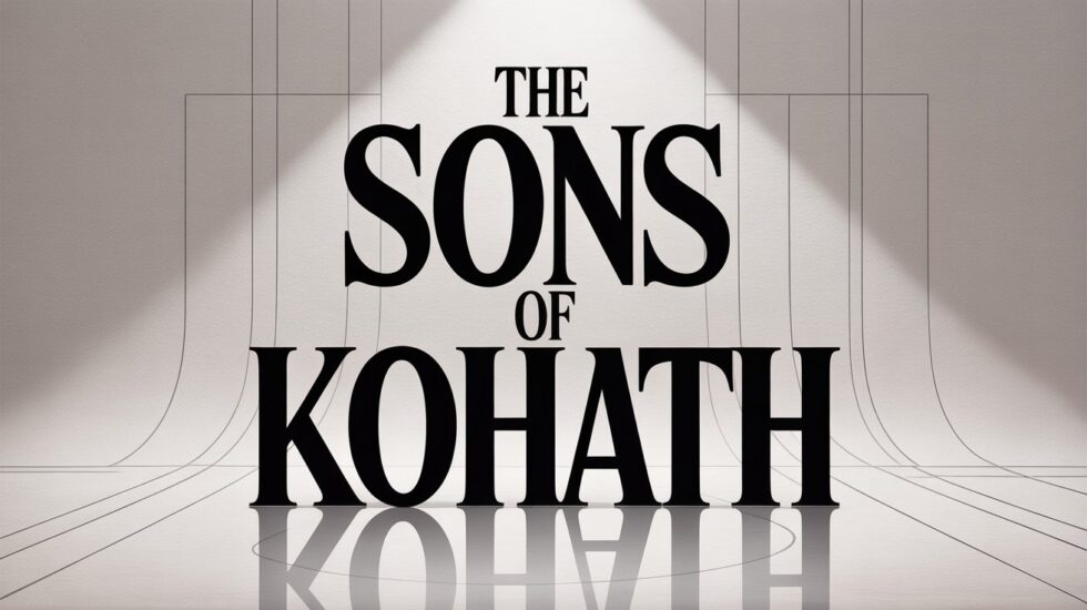 Sons of Kohath: Duty, Holiness & Heritage